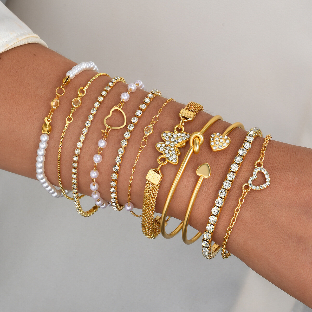 Браслет для гадания, YM Mall из сплава с бусинами притягивает любовь