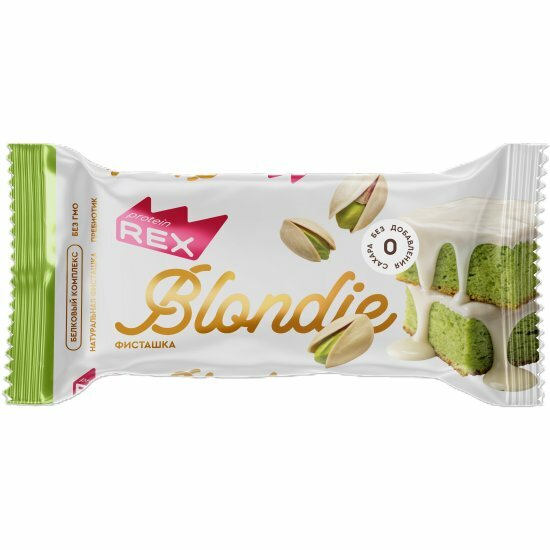 Пирожное протеиновое Proteinrex блонди фисташка 50 г