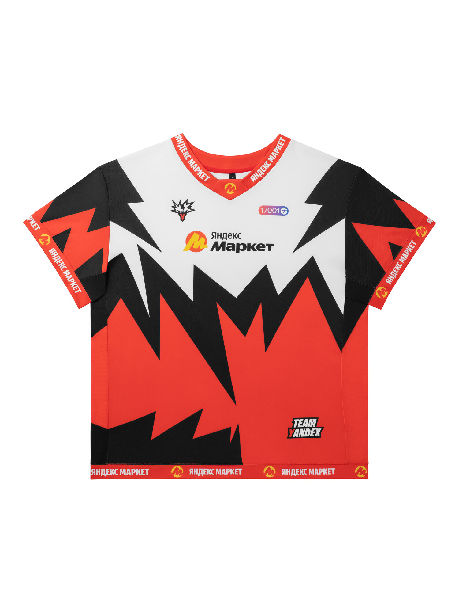 Джерси Team Yandex игровая белая