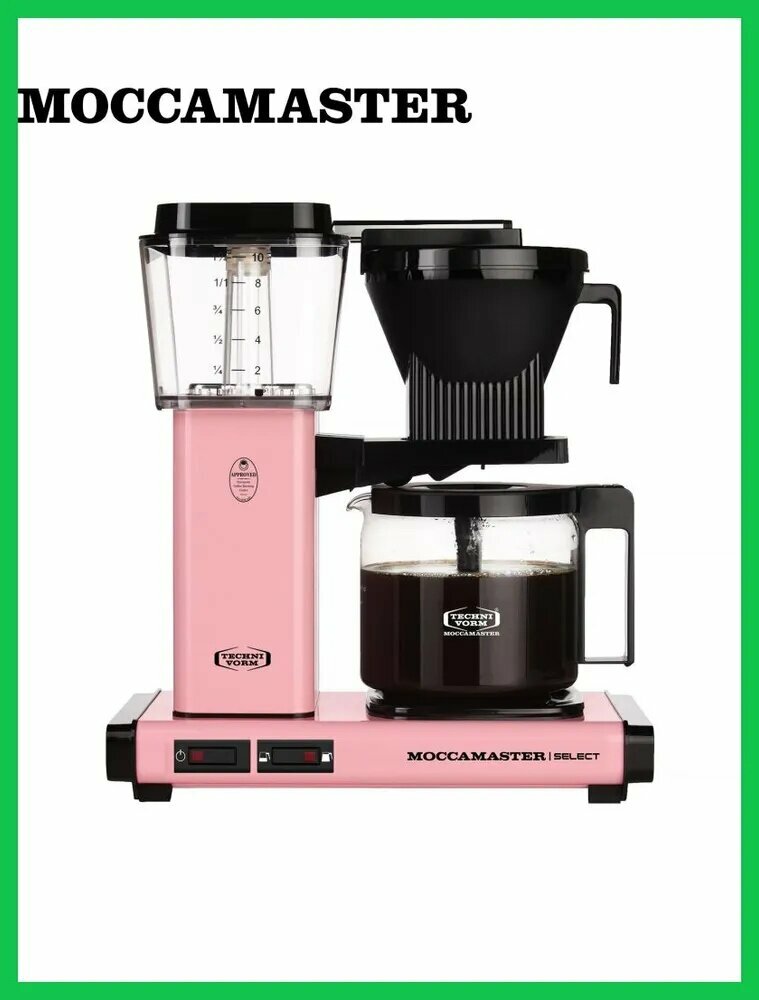 Moccamaster Кофеварка капельная KBG 741 Select, розовый