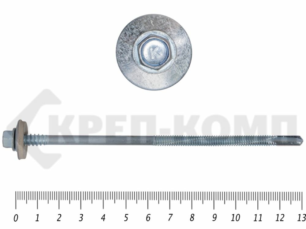 Креп-комп Саморез для с/панелей 6,3/5,5х130 Средняя фасовка (50шт) сспк130ф