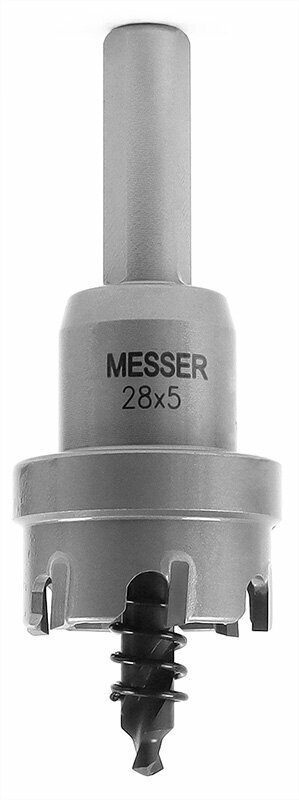 MESSER ТСТ коронка 28X5 с центрирующим сверлом и толкающей пружиной 20-05-028