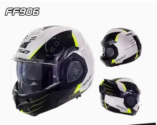 LS2 HELMETS Мотошлем, цвет: белый, прозрачный, размер: L