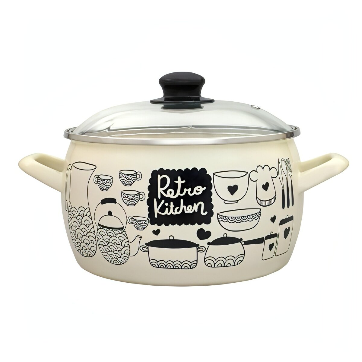 Кастрюля Metrot ретро 2.4л 350012