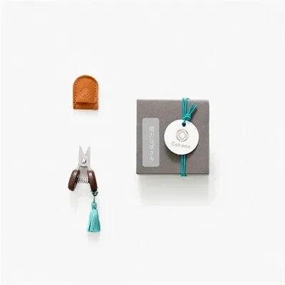 Мини-ножницы Cohana Green Tassel