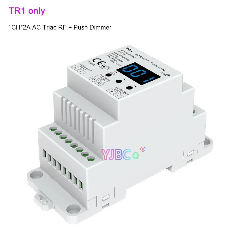 RGB контроллер YJBCo TR1 для светодиодных ламп TR1 AC Triac Dimmer