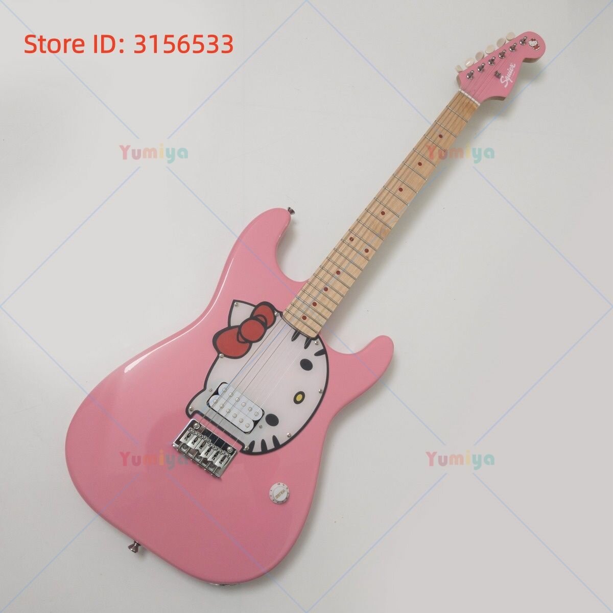 Электрогитара Fender Hello Kitty Pink Squier Stratocaster
