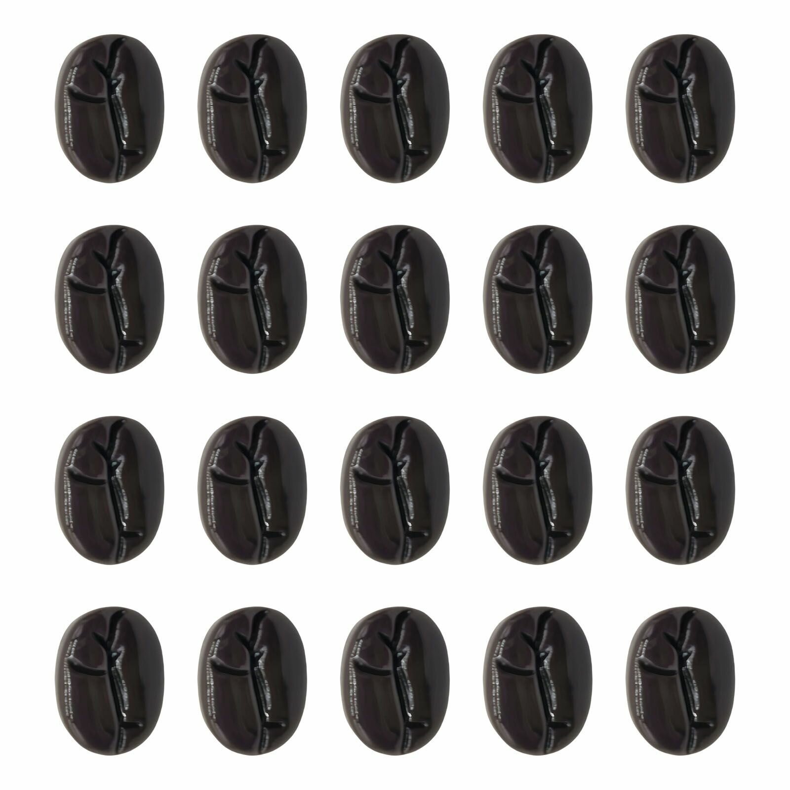 Стильные кофейные бобовые бобы сцепления с смолой набор для студентов и офисов