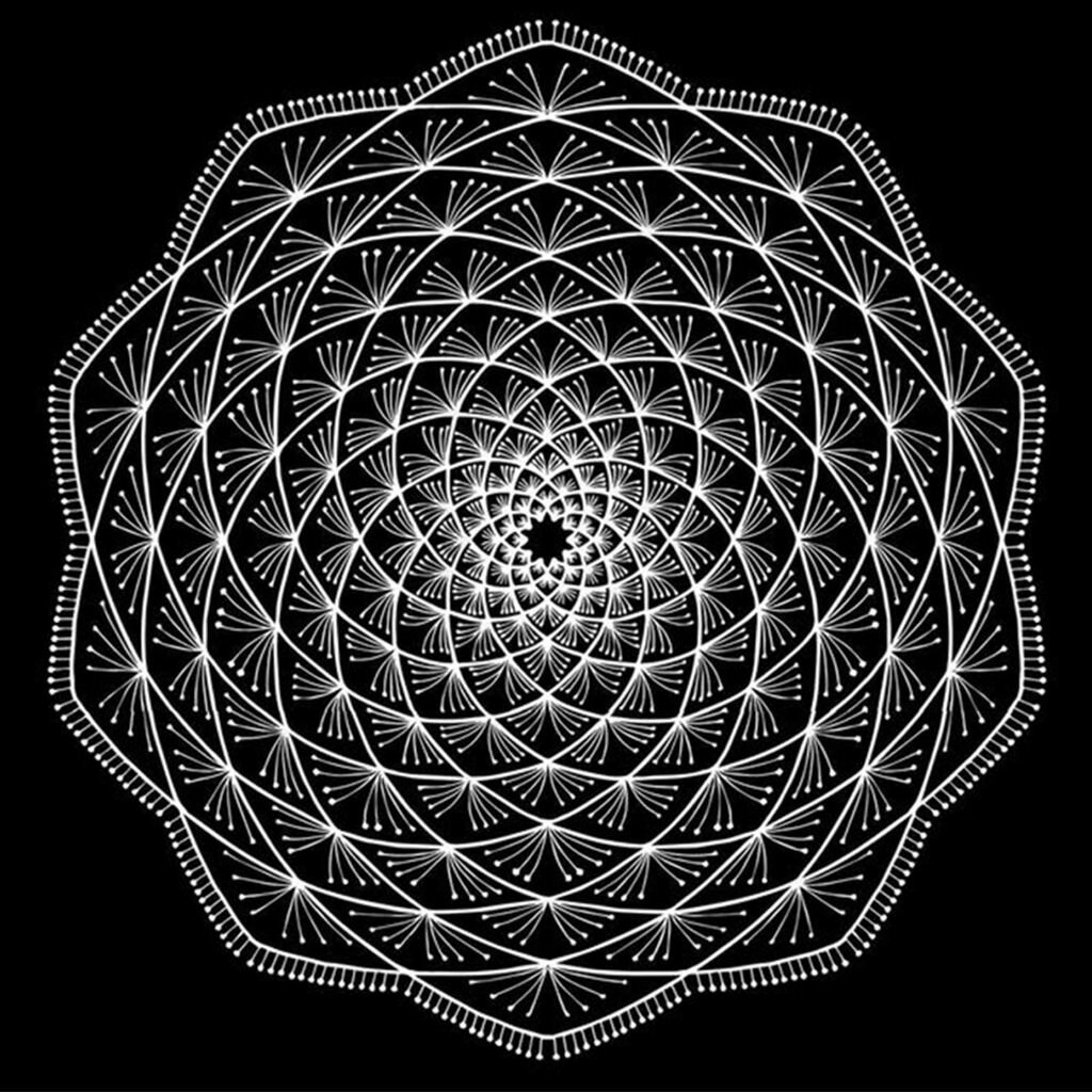 Скатерть Таро Цветок Жизни 140