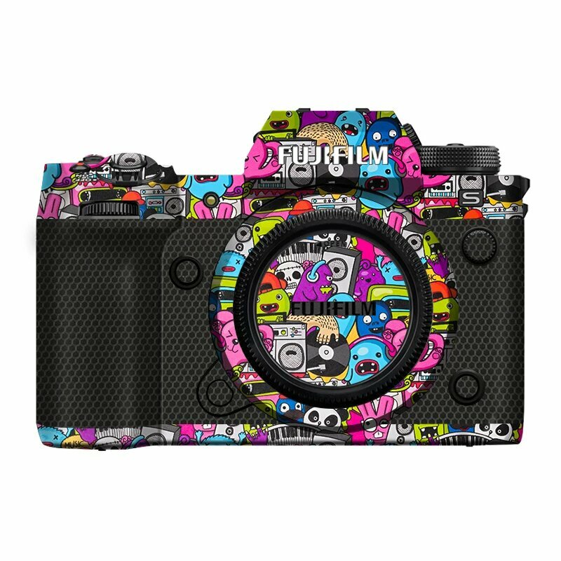 Fujifilm H2S Музыкальный Монстр Наклейка Пленка Защитный Скин - Креативный Рисунок Защита для Смартфонов, 1 Шт