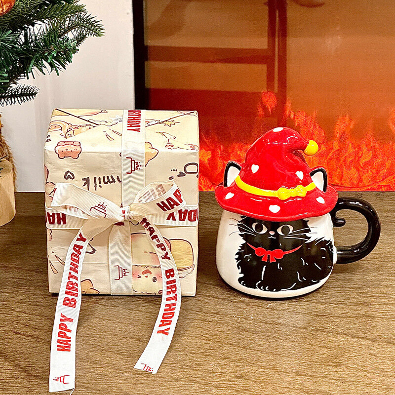 Подарок на день рождения для девочек, практичный небольшой презент, высокая эстетическая ценность, милая керамическая кружка, изысканный подарок для лучших подруг.