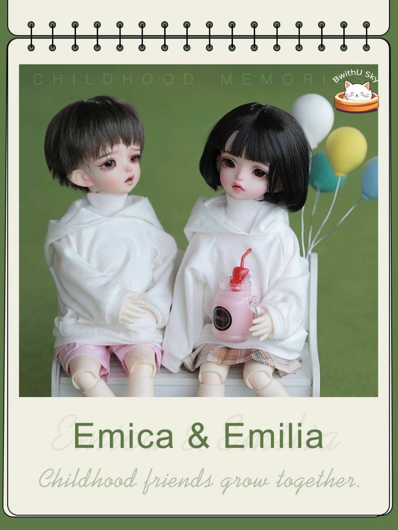 BwithU Emilia (1/6 BJD): дружба с Emica идея для снимков и историй. Присоединяйся к творчеству!