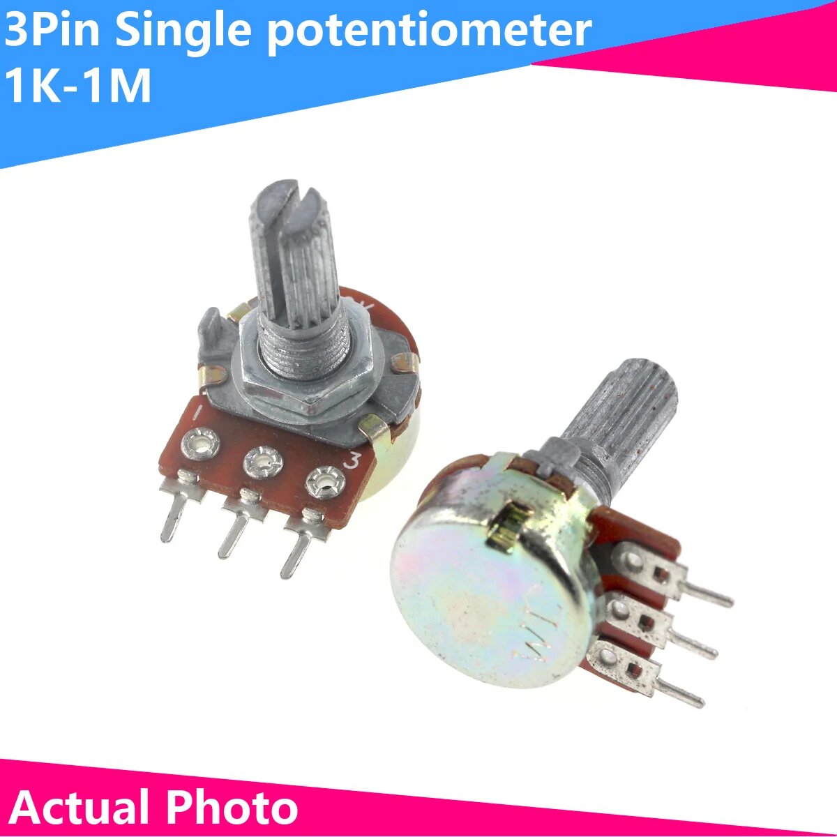 5 шт. Потенциометры WH148 B500K 20MM 5PCS