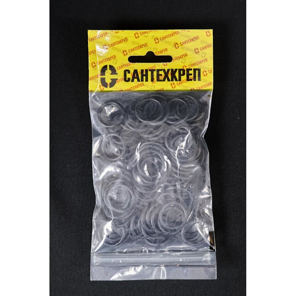 Сантехкреп Кольцо импортного смесителя (большой круглый излив 14x19 мм.) комплект 2 пакета по 100шт 2.15.10._2