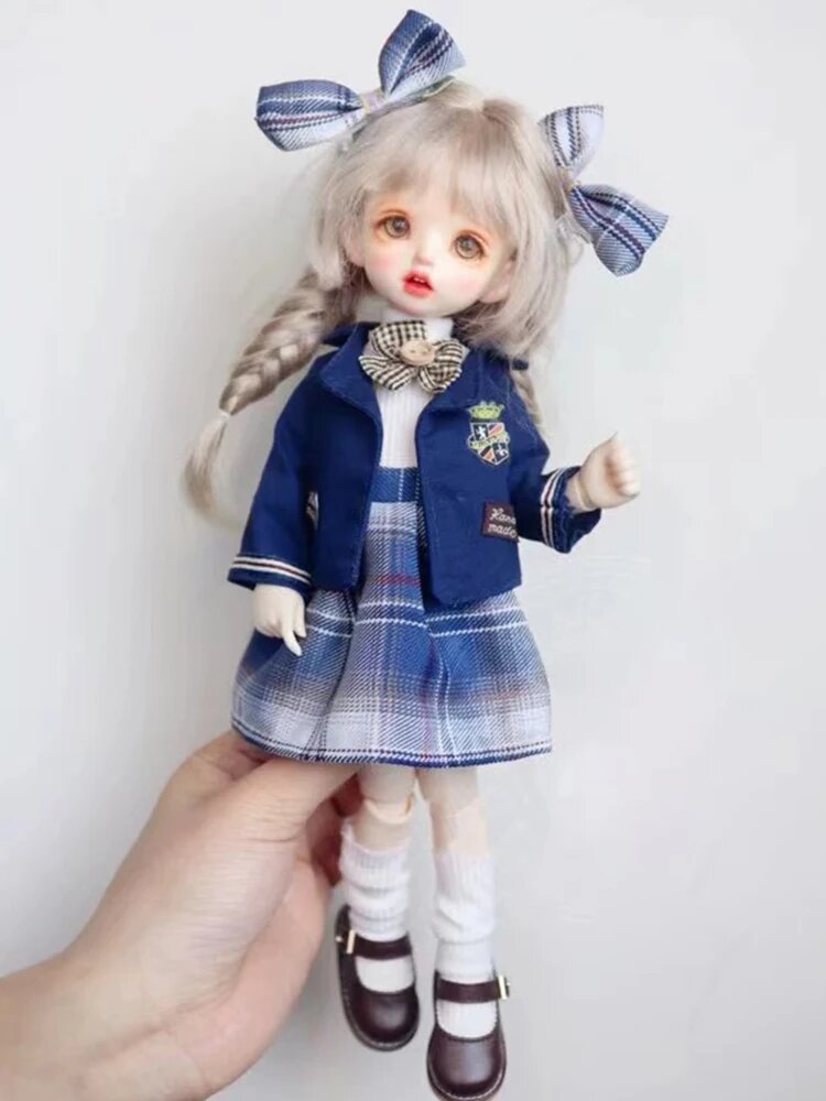 Комплект одежды для куклы BJD 1/6, темно-синий, only clothes 11