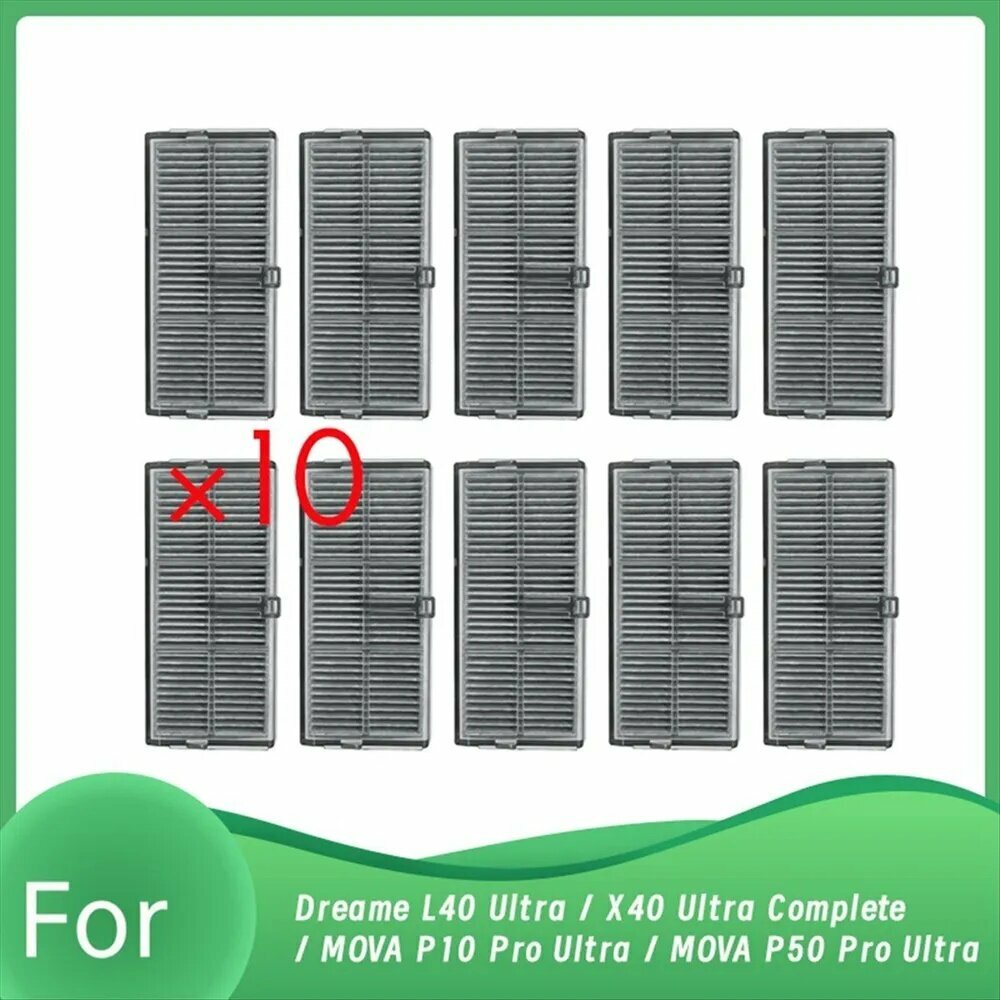 10 Шт. Фильтров Для Dreame L40/X40 Ultra Робота-Пылесоса
