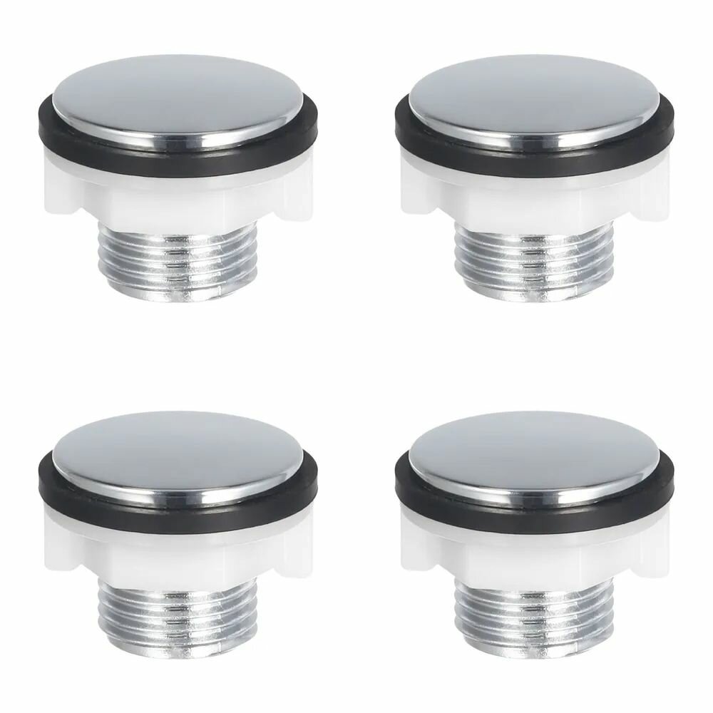 Заглушка бокового ввода для бачка унитаза: декоративное уплотнение для умывальников и ванн, 4 шт.