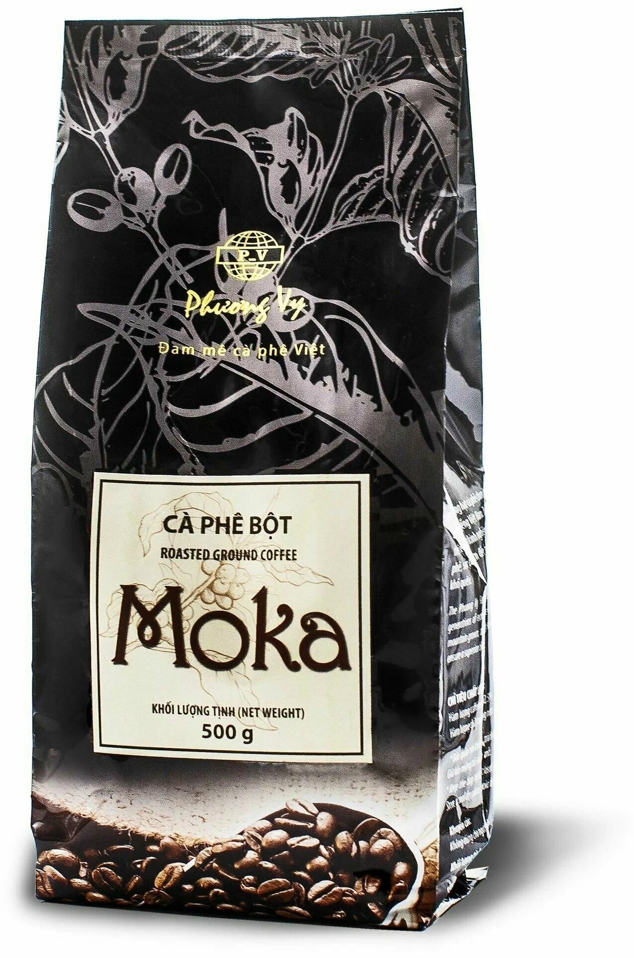 Кофе молотый Phuong Vy "Moka", арабика и робуста, средняя обжарка, 500г