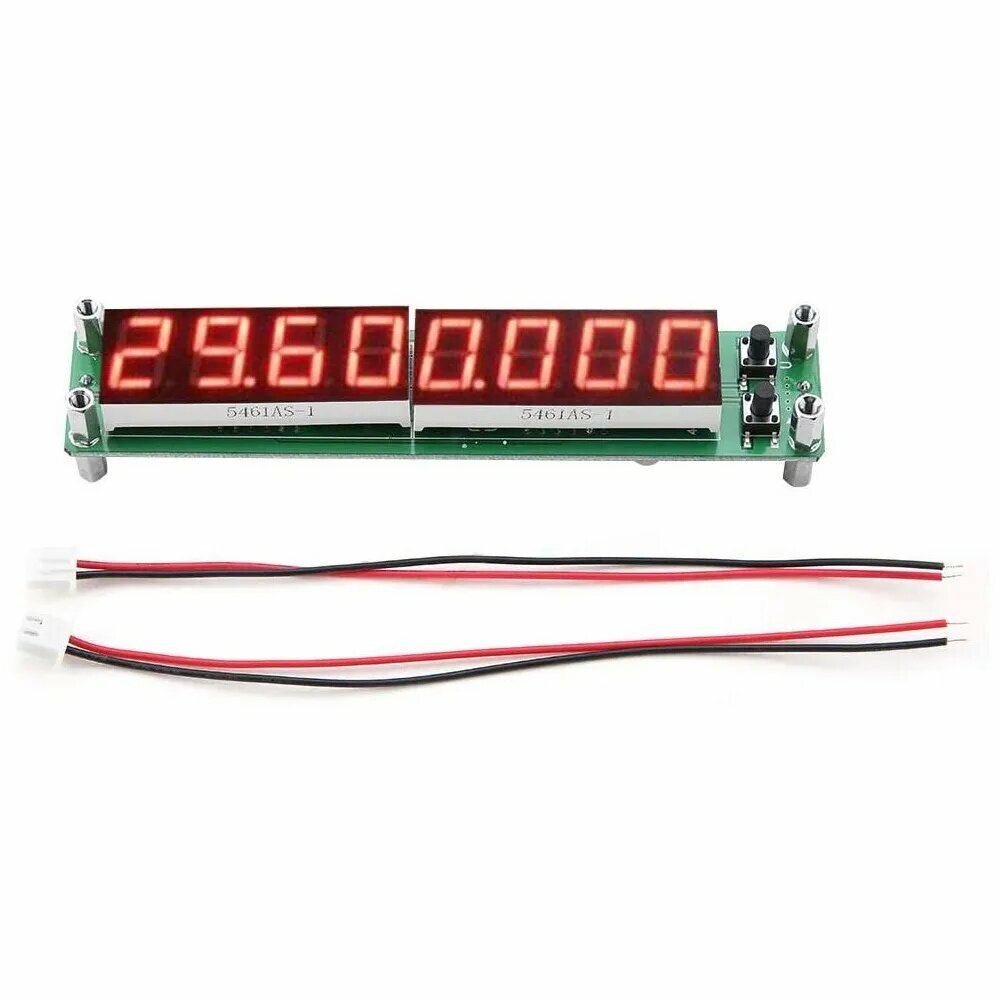PLJ-8LED-H Модуль тестера частотомера радиочастотного сигнала 0,1-1000 МГц, светодиодный цифровой измеритель (красный)