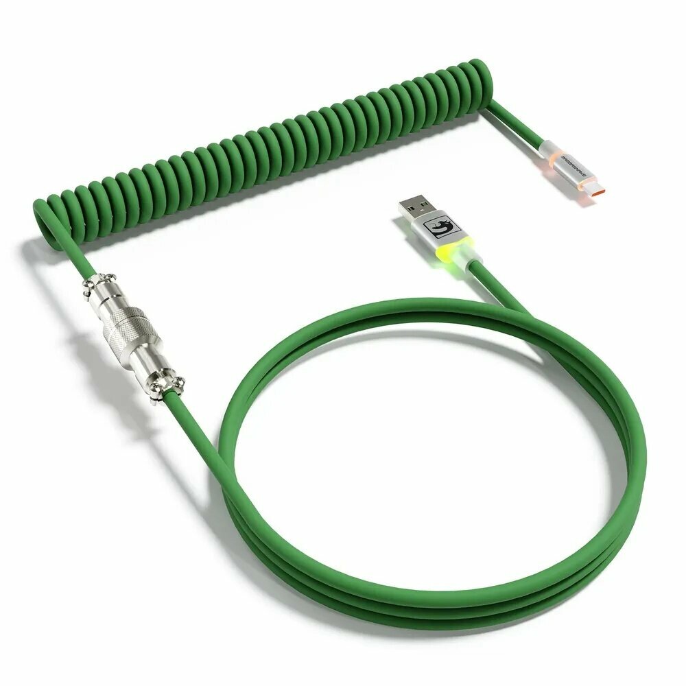MAMBASNAKE Кабель для компьютерной периферии, 0.5 м, темно-зеленый