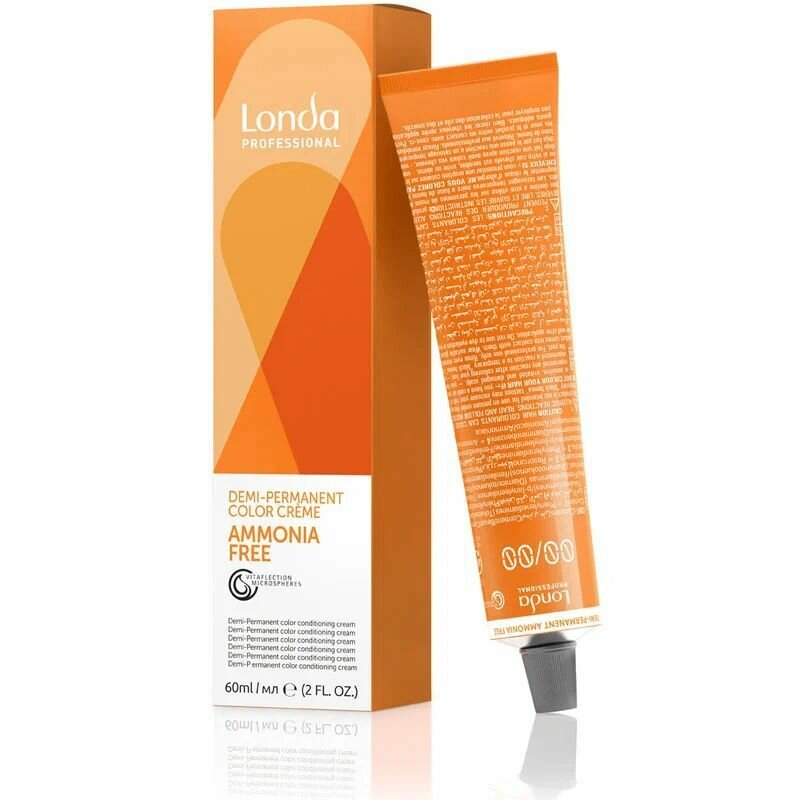 Londa Professional AMMONIA FREE 6, 77 Темный блонд интенсивно-коричневый Интенсивное тонирование для волос 60 мл