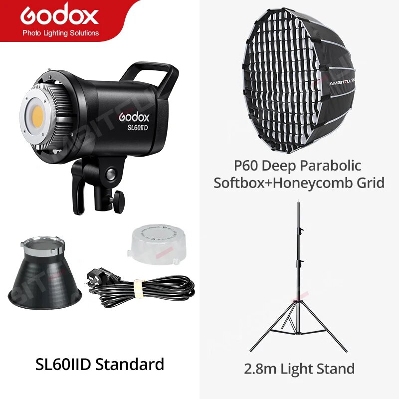 Godox SL60IID Kit 7 Студийный светодиодный светильник