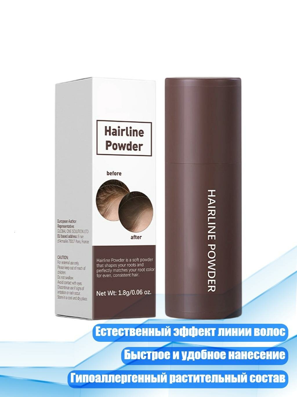 Портативный карандаш для маскировки корней волос, - 2