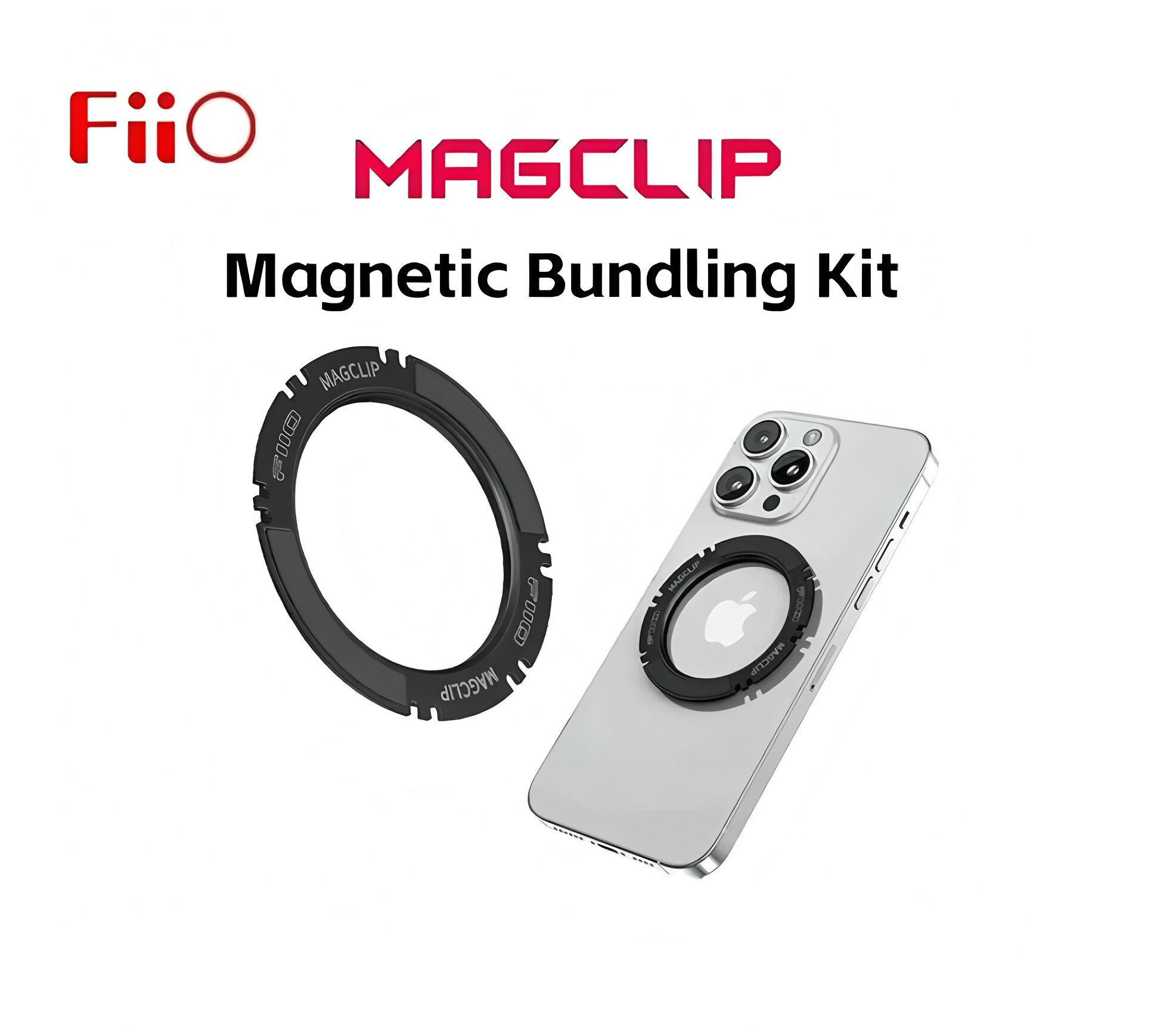 Комплект для крепления ЦАП FiiO "MagClip", металлический, для KA17/KA13/KA5/UA4/Dawn Pro