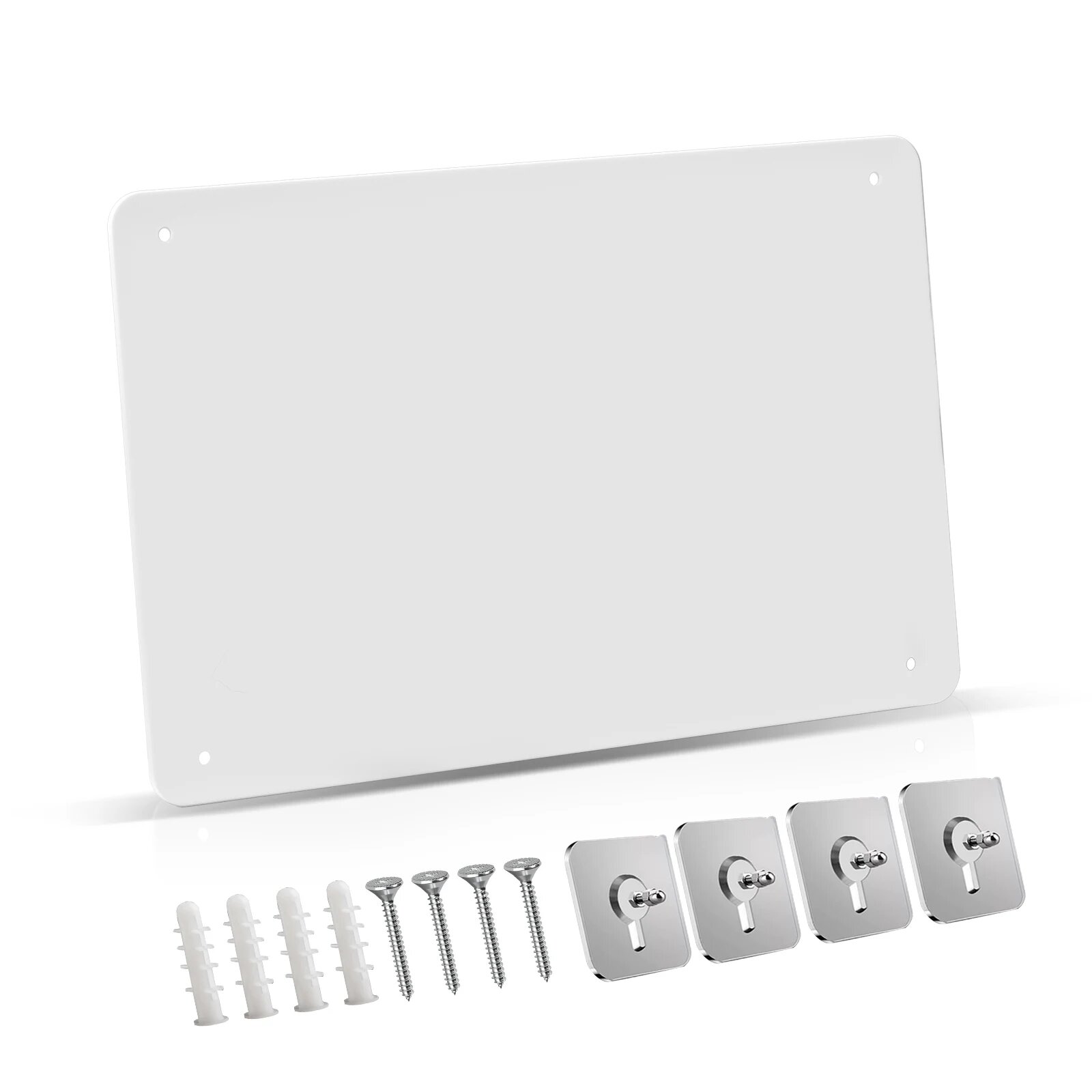Металлическая магнитная доска White, цвет White-1pcs