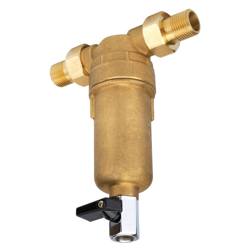 FIL Фильтр магистральный сетчатый с промывкой для горячей воды A281 (1/2-3/4) (Prio)