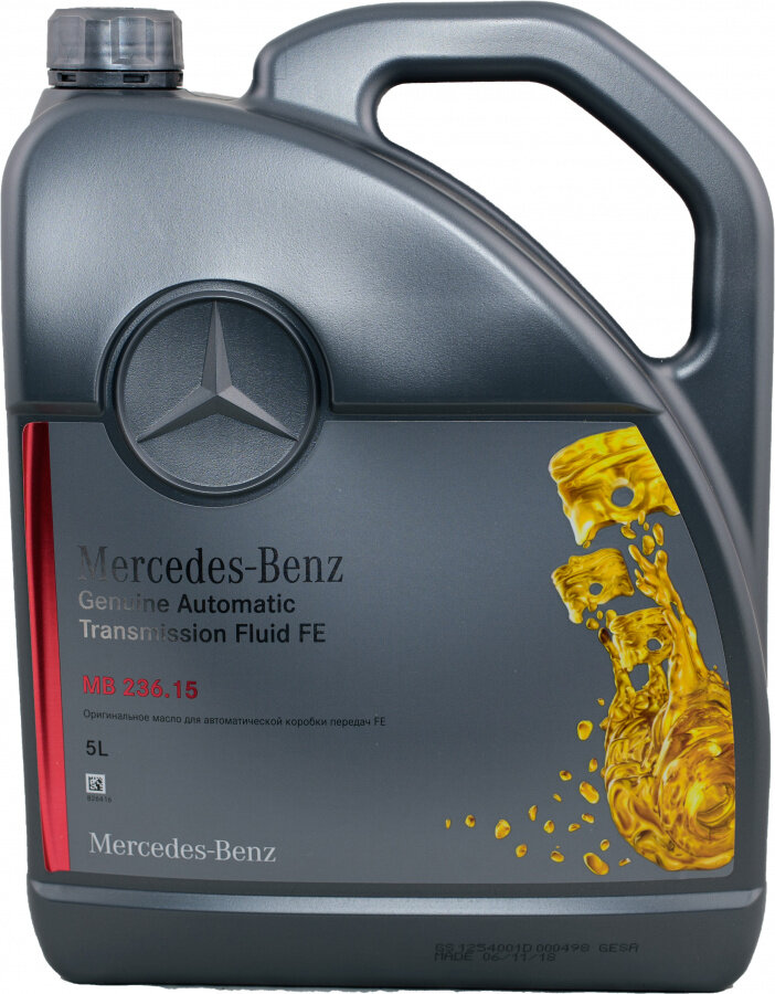 Масло трансмиссионное Mercedes - Benz "ATF" MB 236.15, 5л, артикул A000989440413FDNR