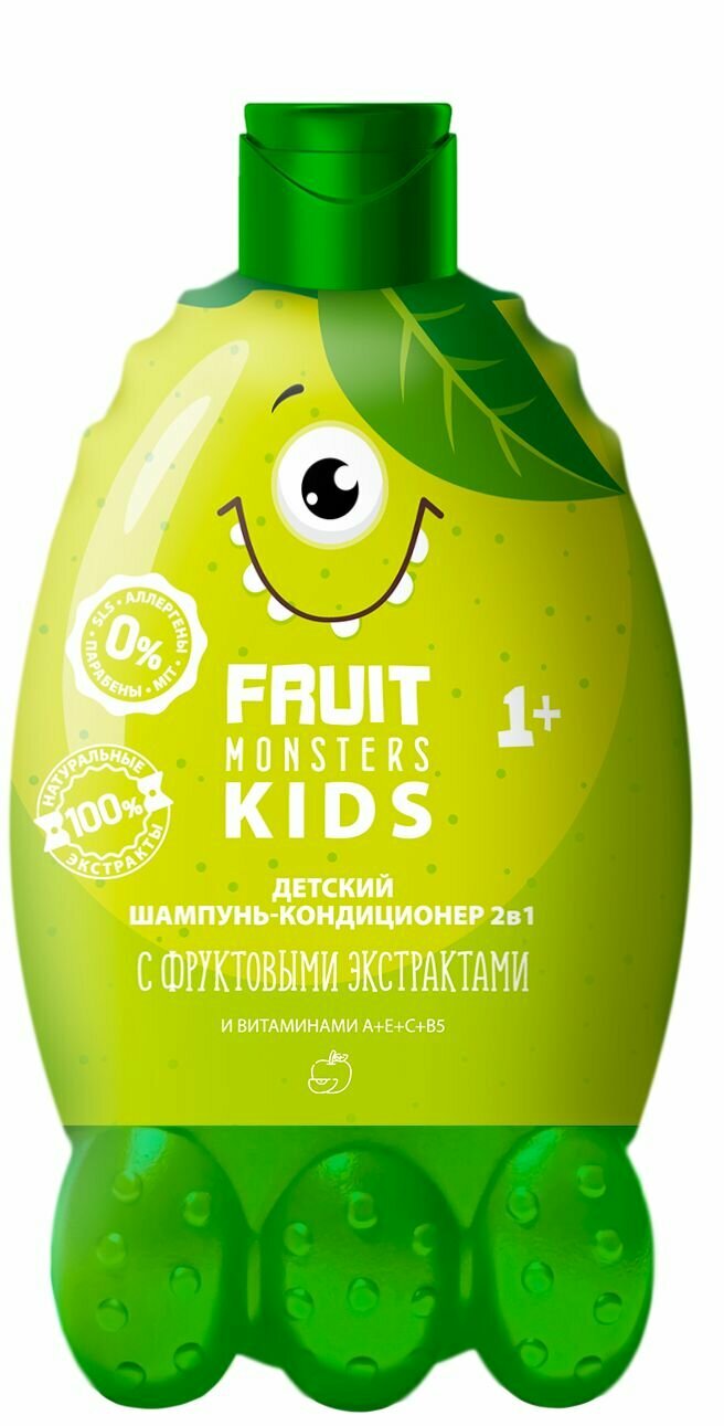 BIG Фрутомонстры Шампунь-кондиционер 2в1 Яблоко 400 мл