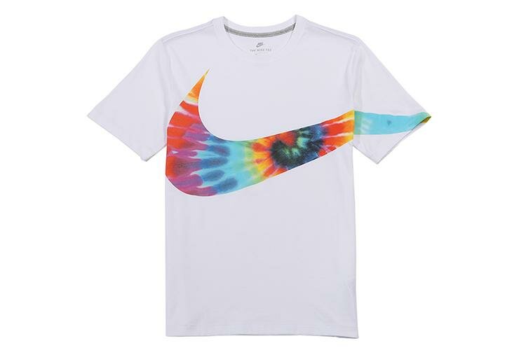Футболка tie-dye swoosh