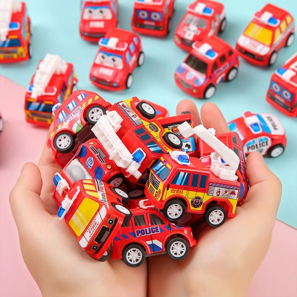 Игрушечные пожарные машины из пластика 30PCS