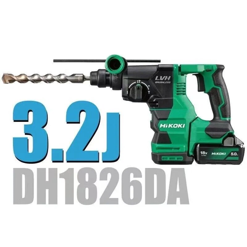 HiKOKI DH1826DA Перфоратор аккумуляторный (без АКБ) 18 В, SDS-Plus, 3.2 Дж
