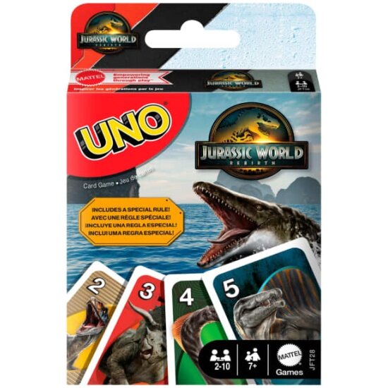 Настольная игра Mattel UNO Jurassic World Rebirth