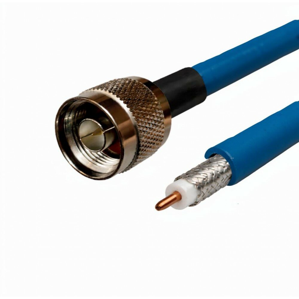 Кабельная сборка N-male - пусто 5 м. Кабель 5D-FB CU (медь)