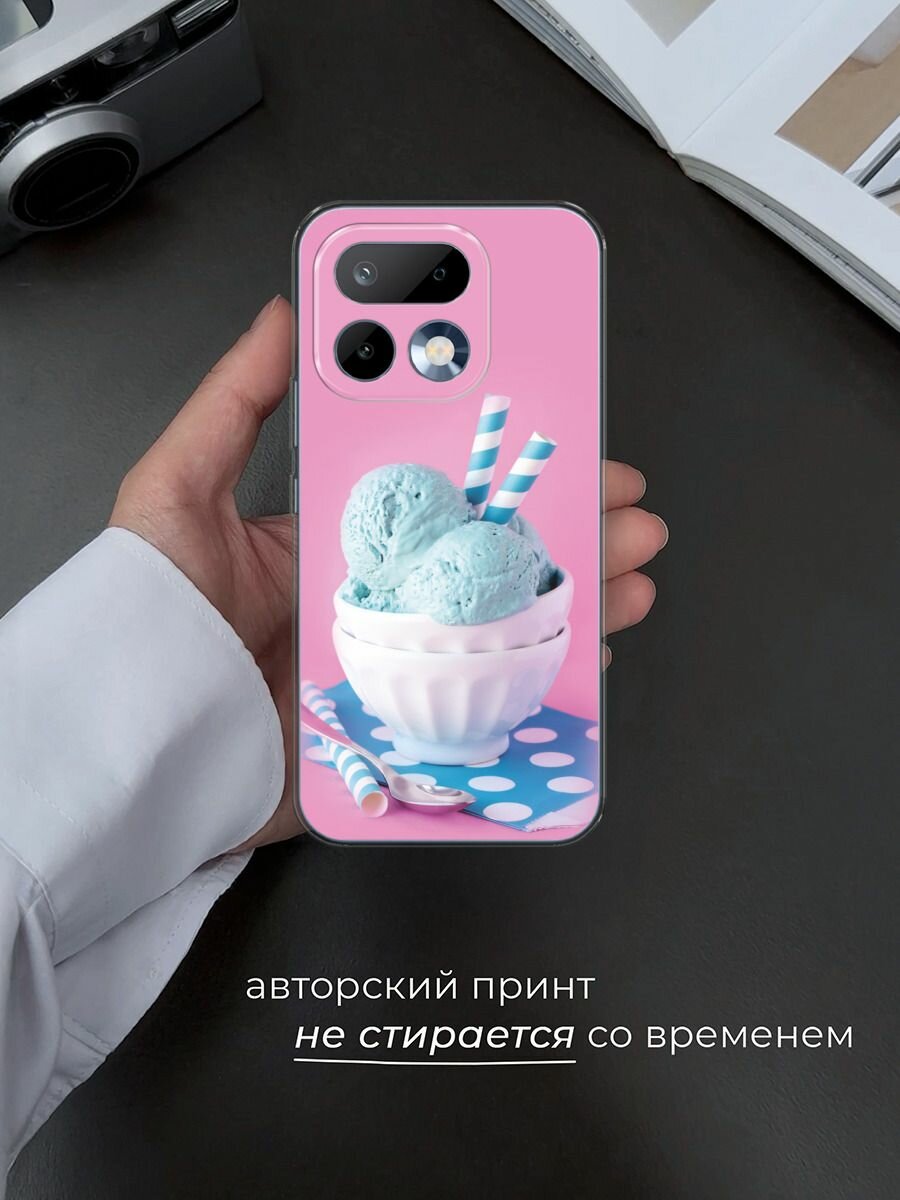 Чехол на Realme 16 Pro / Реалме 16 Про с принтом Мятное Мороженое — фото 1