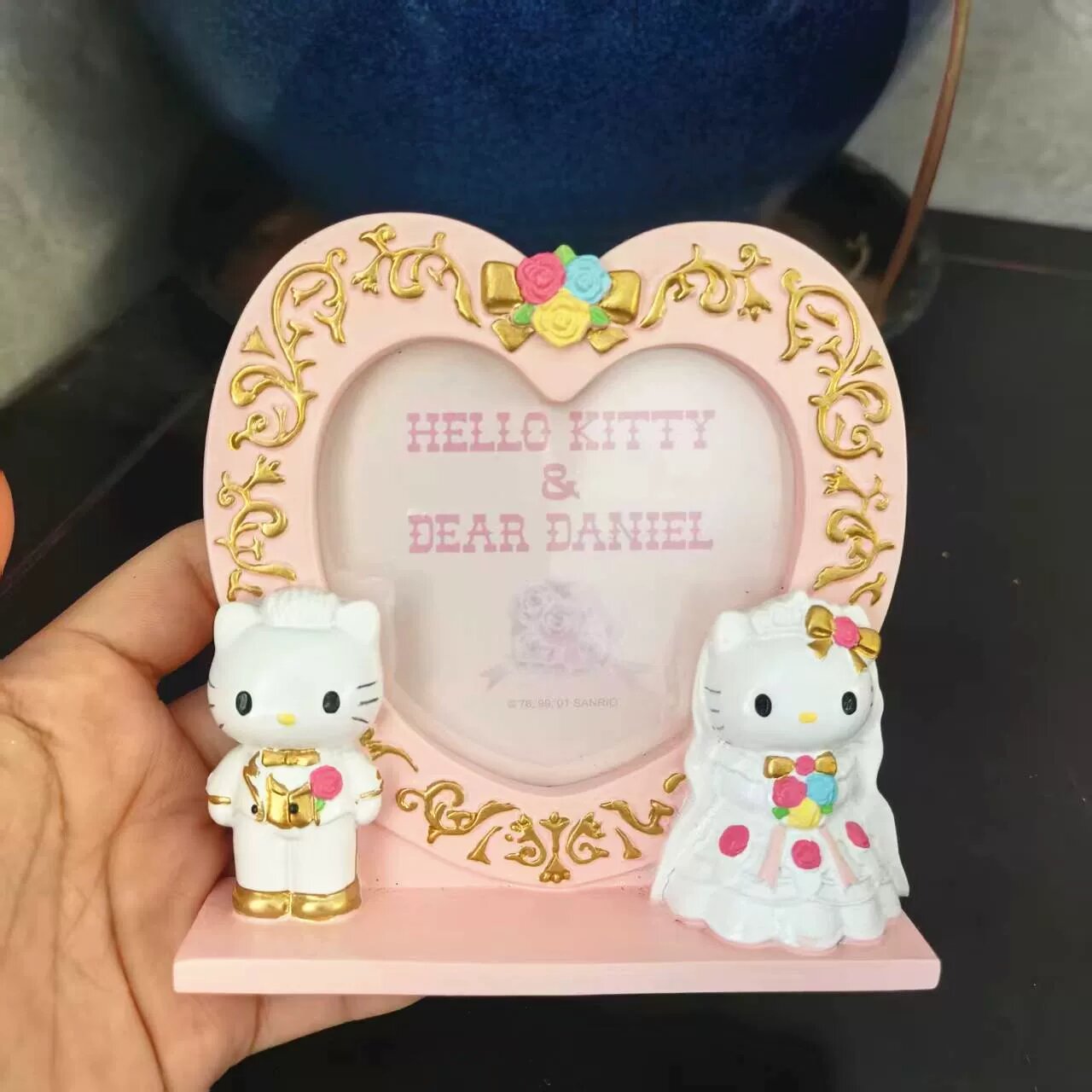 Кадр Polaroid 3 дюйма в форме сердца с рисунком Hello Kitty, белый цвет, резиновый, подарок на свадьбу с коробкой