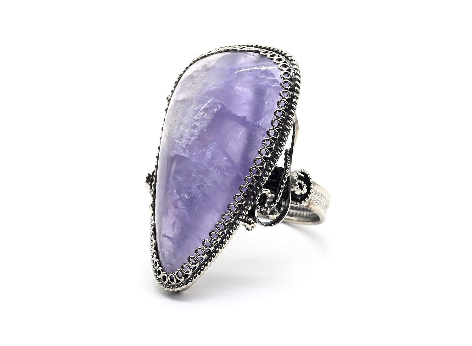 Кольцо, флюорит