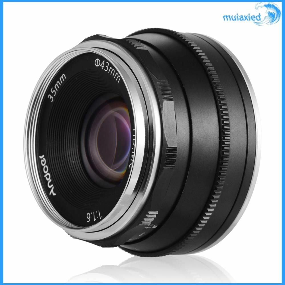 Объектив Andoer 35mm F1.6, крупная диафрагма, для камер Fujifilm