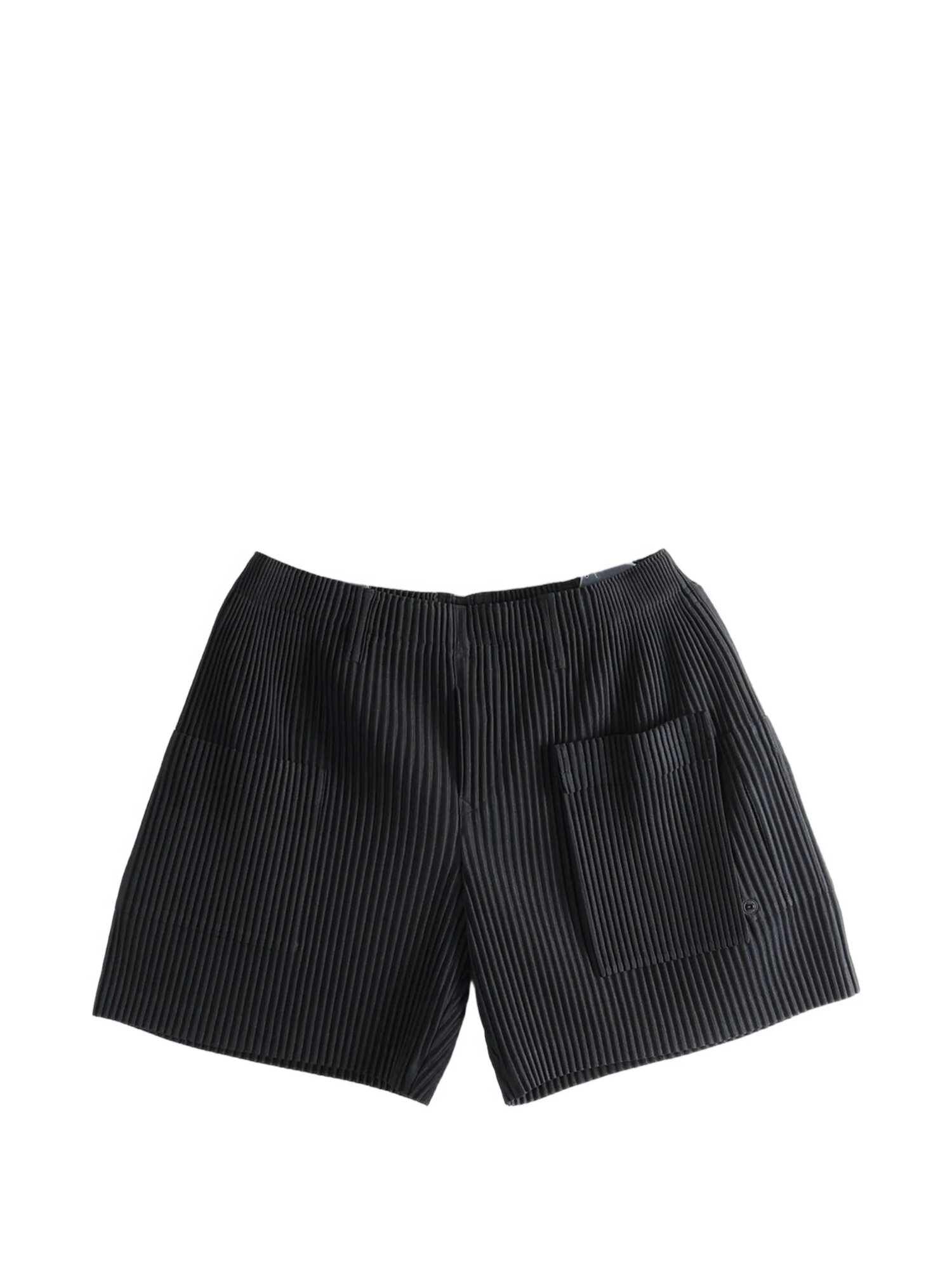 Шорты HOMME PLISSE ISSEY MIYAKE Pleated bermuda shorts, размер OneSize, black/black — фото 1