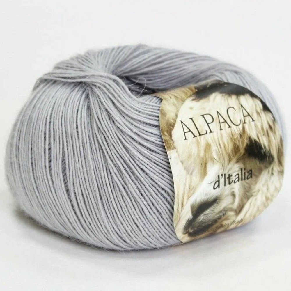 Пряжа для вязания Seam Alpaca d'italia 0501 светло-серый 50 гр/300 м 50% альпака, 50% нейлон