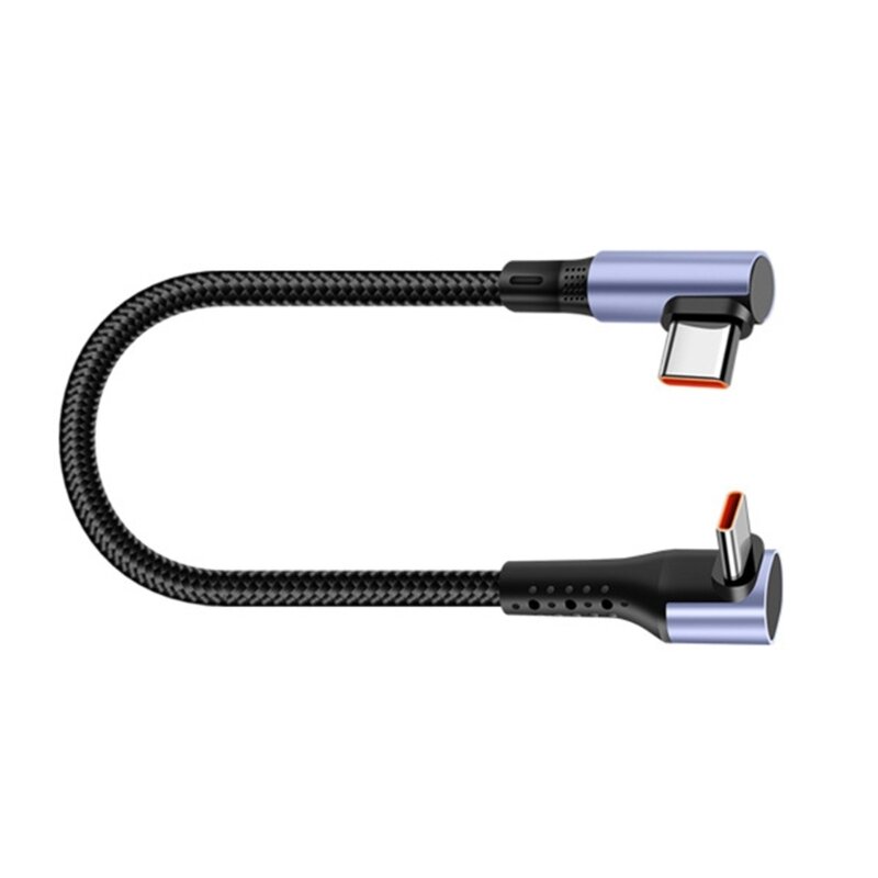 Короткий отвод кабеля для передачи данных power bank от TypeC к TypeC fast charge-0,5 м