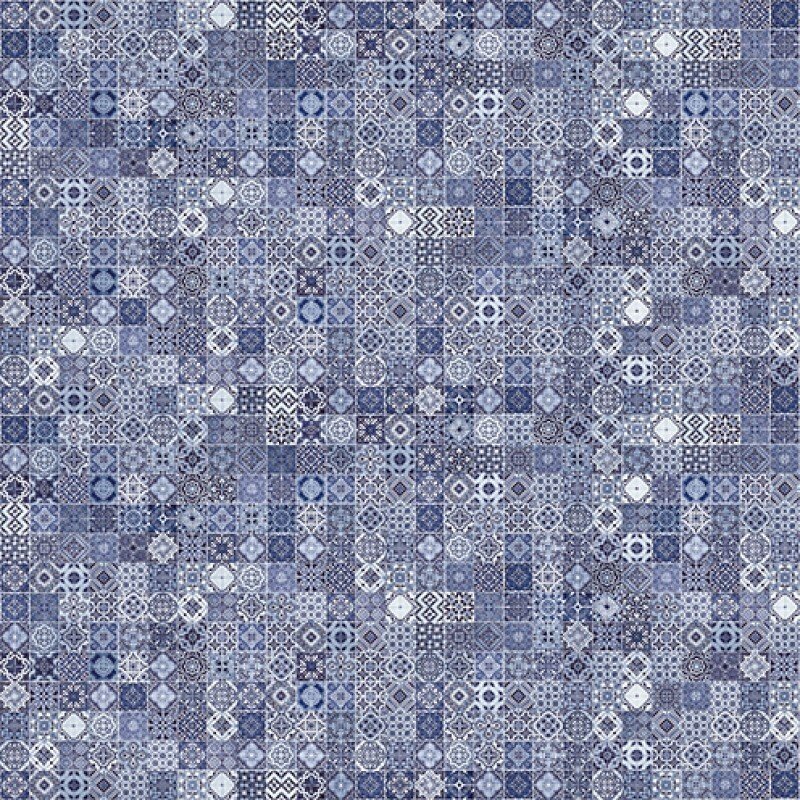 Церсанит Хаммам глаз. голубой 42x42 / HA4R042D Hammam глаз. Голубой 42x42 Cersanit Керамогранит синий глянцевая