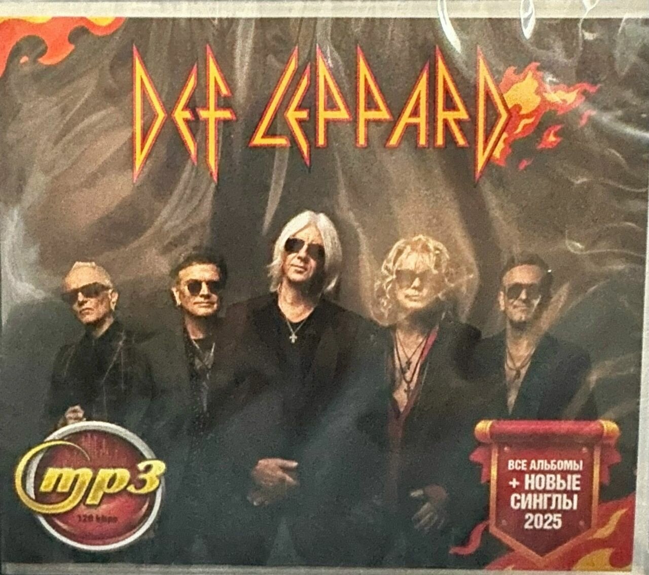 MP3 диск. Def Leppard. Все альбомы. 1980-2025