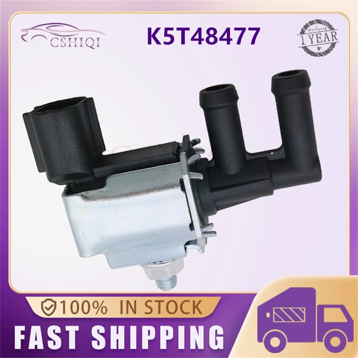 K5T48477 Электромагнитный клапан продувки канистры пара для Mitsubishi Galant Lancer Outlander 2.0L 2.4L 2003-2015 MR988075 автозапчасти