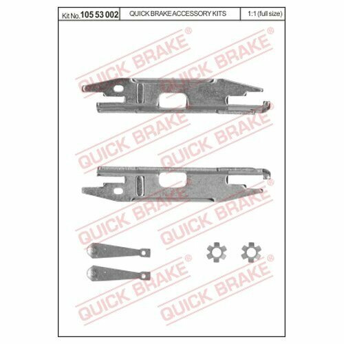 Комплект регулятора, барабанный тормозной механизм Quick Brake 10553002
