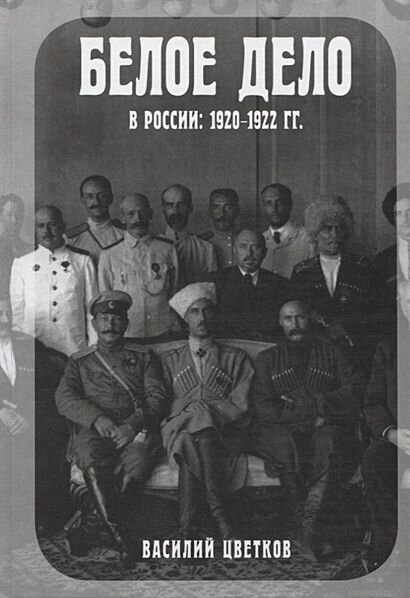 Цветков Василий Жанович: Белое дело в России: 1920-1922