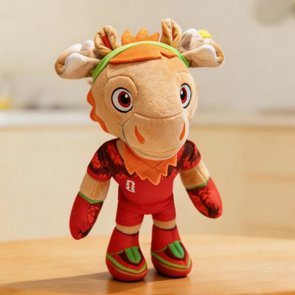 30cm Плюшевая Игрушка-талисман: 23-й Чемпионат Мира По Футболу FIFA --- MAPLE